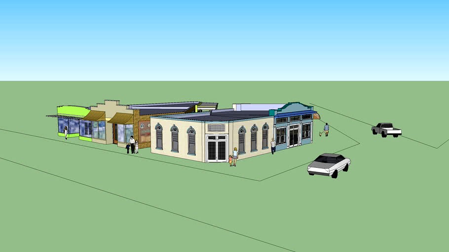 Five Corners 3d model