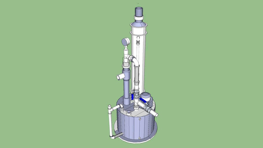 Venturi Scrubber 3d model