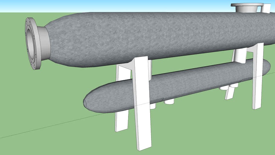 Horizontal Coalescer 3d model