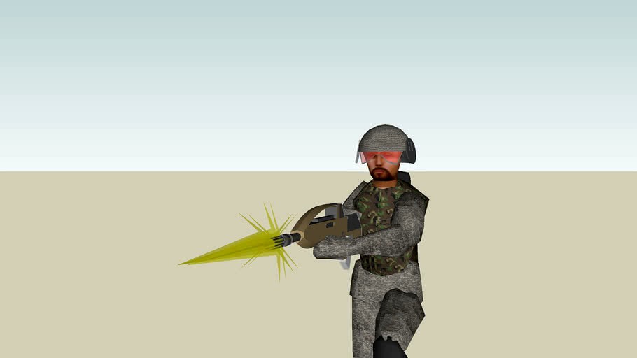 ROC Soldier 3d model