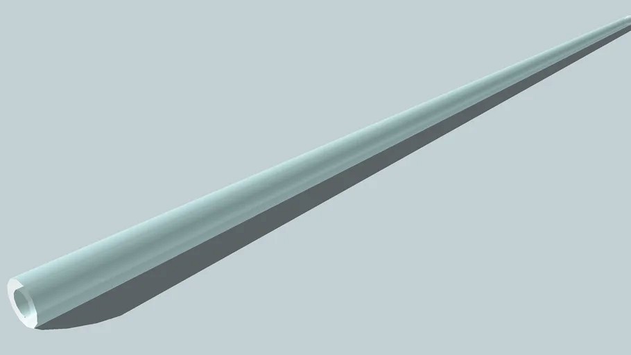 Capillary Glass Tubing 3d model