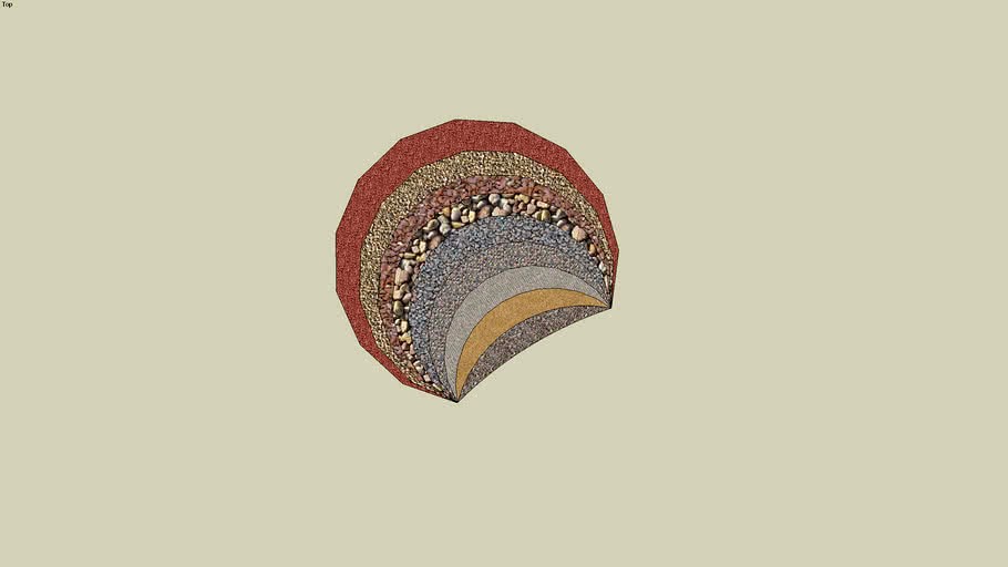 2D Seashell 3d model