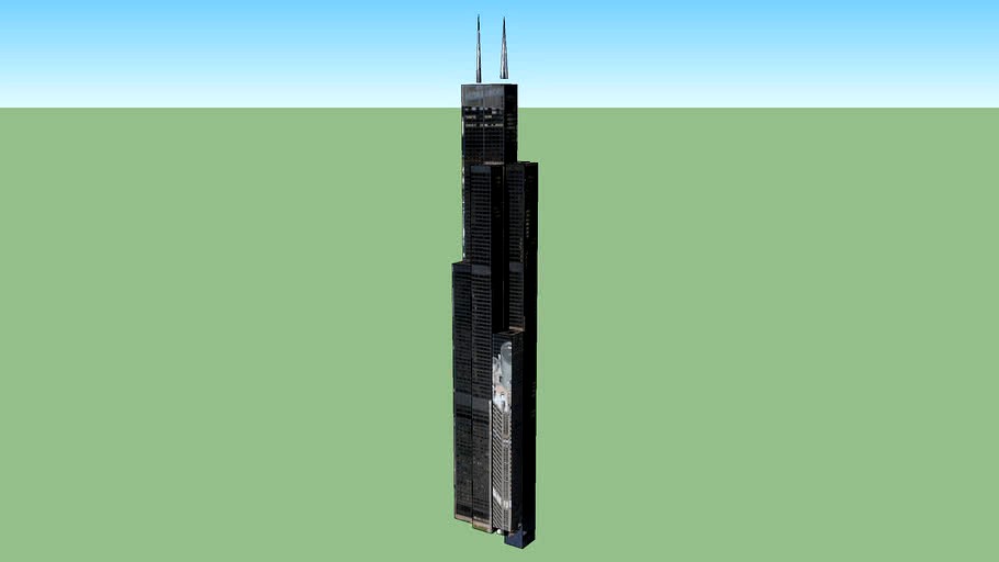Willis Tower(AKA Sears Tower) 3d model