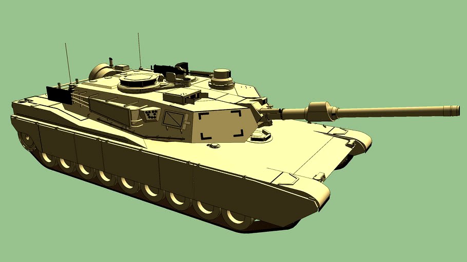 M1A2 abrams 3d model