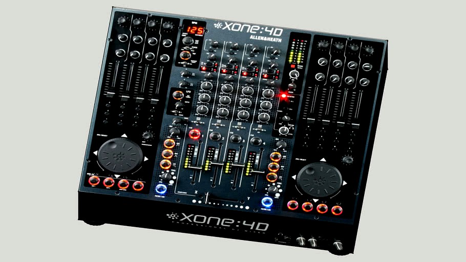 Allen & Heath Xone:4D Mixer 3d model