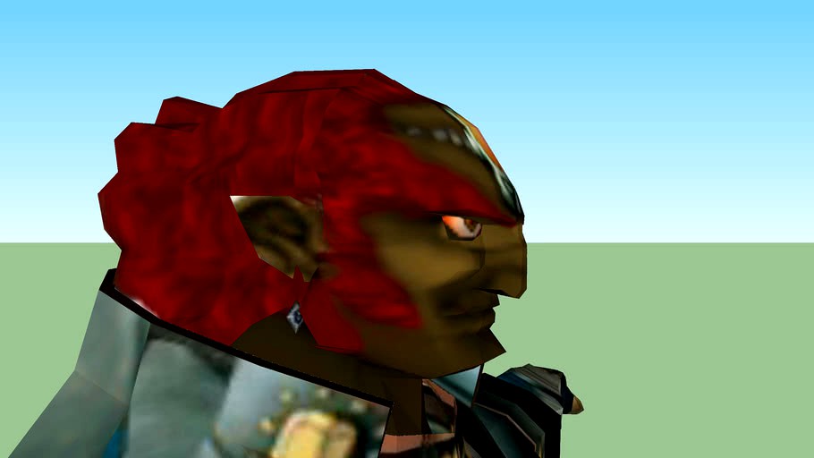 oot and ssbm ganondorf 3d model