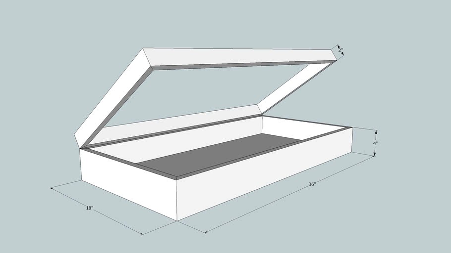 Tabletop Display Case by Curtisz 3d model