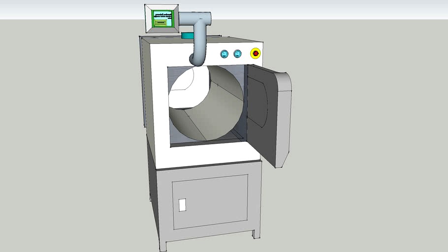 Double Door Autoclave 3d model