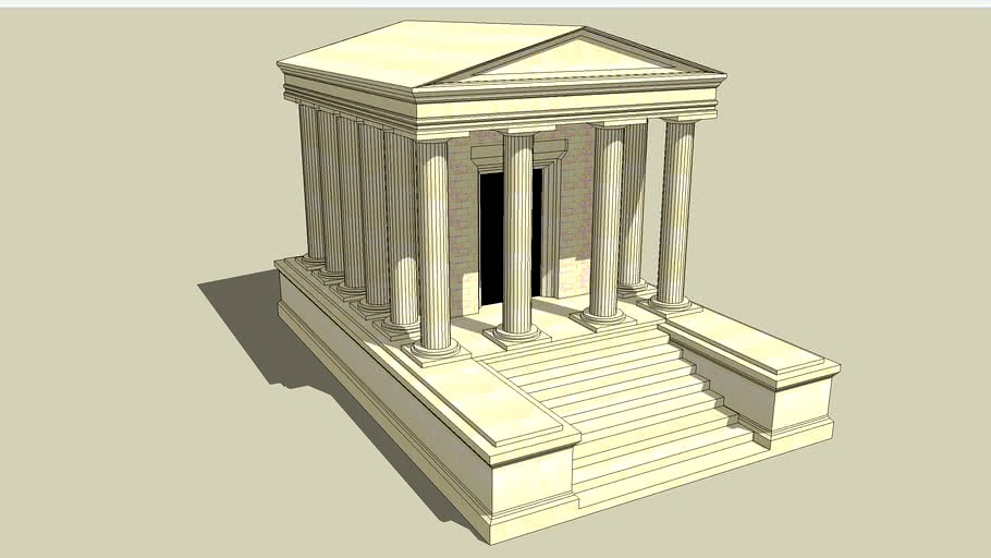 Roman Temple 3d model