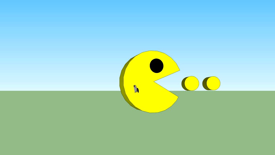 Pacman 3d model