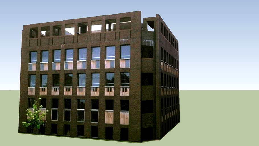 The Philips Exeter Academy Library Building 3d model
