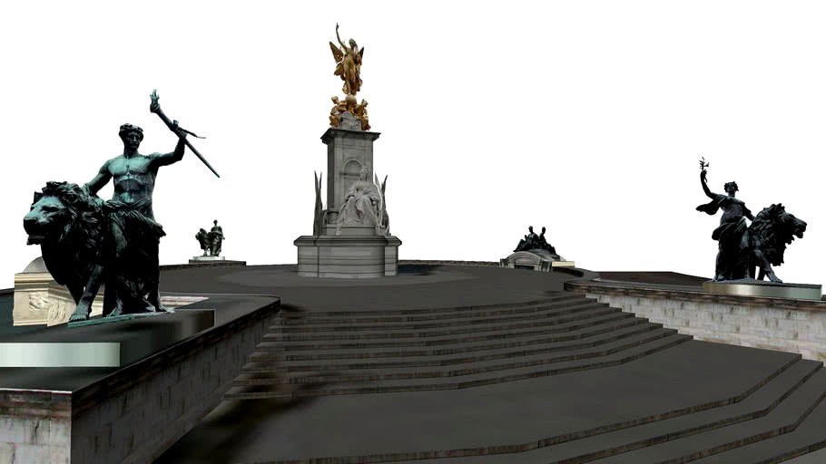 Victoria Memorial 3d model