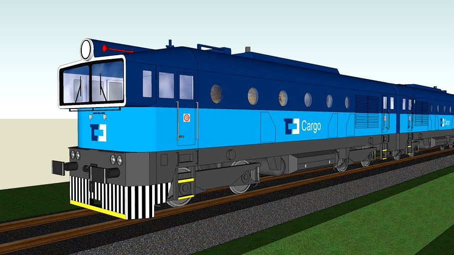 ČD Cargo class 763 Goggles duo 3d model