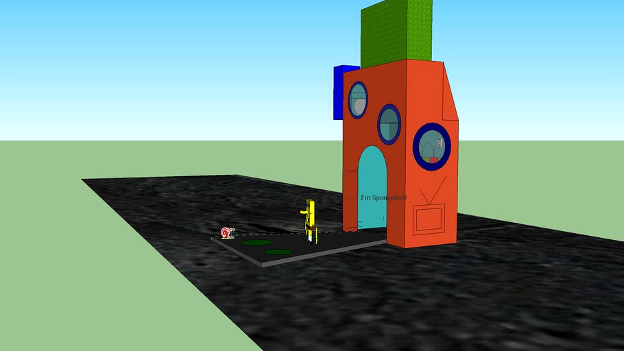 Spongebob Squarepants' House 3d model
