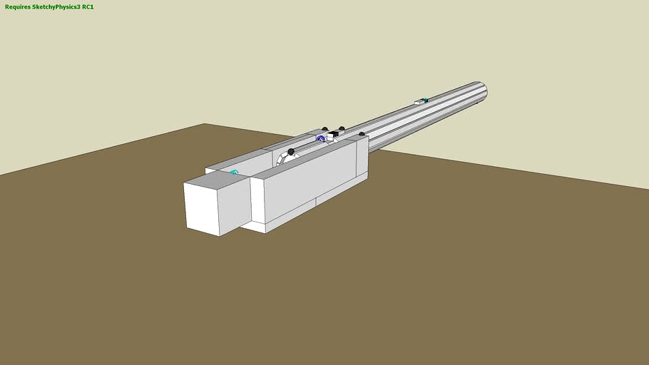gun mechanism 3d model