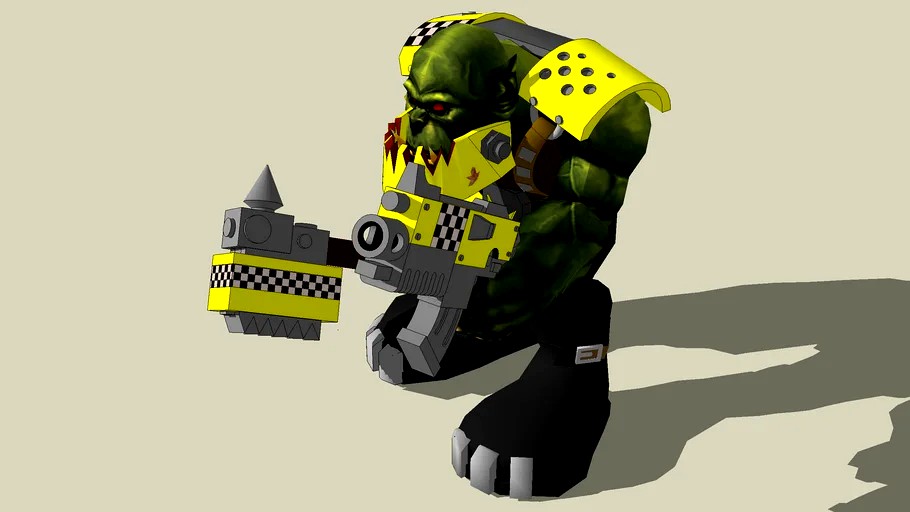 Ork Nob 3d model