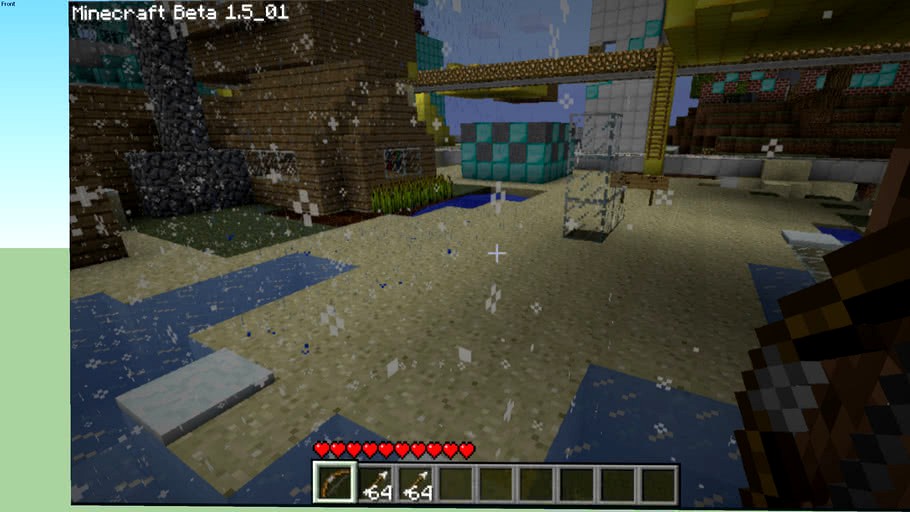 minecraft world 3d model