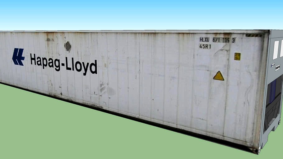Hapag-Lloyd Reefer Container 3d model