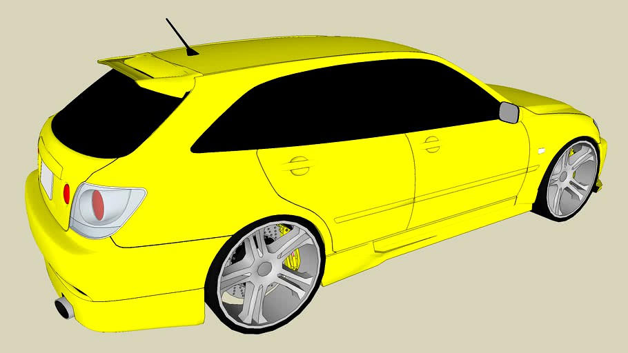 Modified Toyota Altezza Sporting 3d model