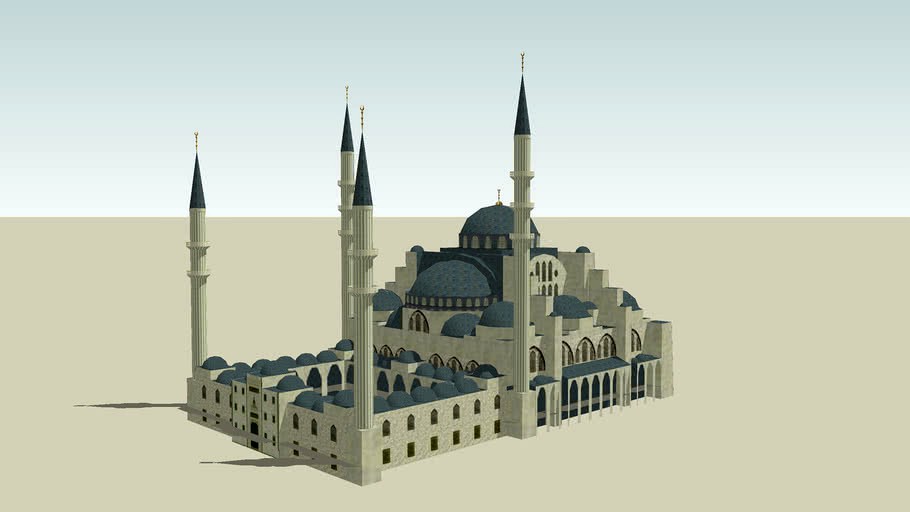 Süleymaniye Camii - Suleymaniye Mosque 3d model