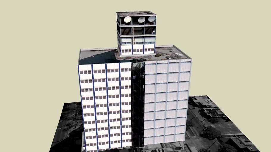 Edificio Telmex Occidente Guadalajara 3d model