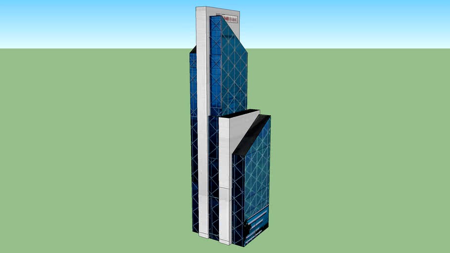 Menara Bumiputra Commerce 3d model