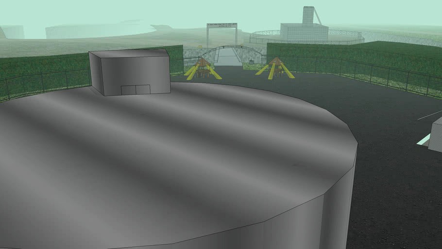 1st zombie map 3d model