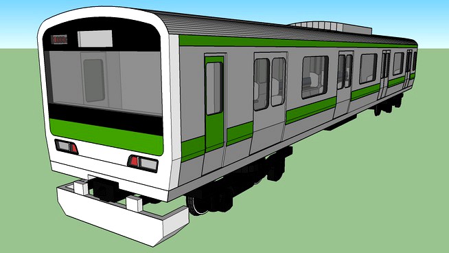 Yamanote Line E231 End Car 3d model