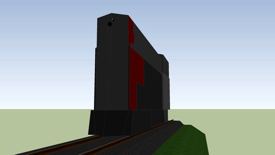 Combine Razor Train 3d model