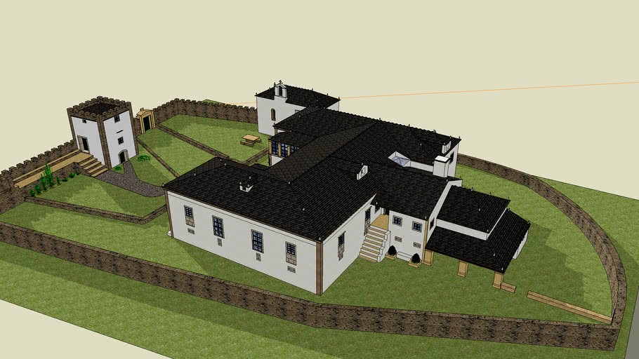 Palacio de Fonfría en Valdepares (V2) 3d model