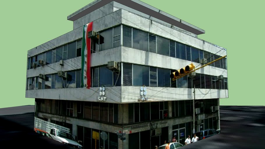 Edificio del SAT Córdoba 3d model