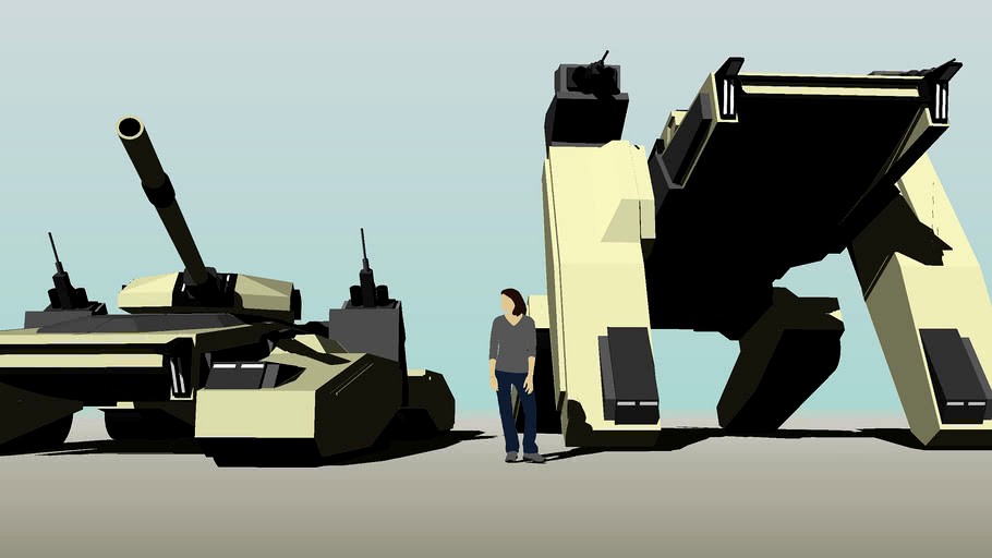 DECKLAND CHALLANGER Self Propelled Riot Control Armoured Vehicle 3d model