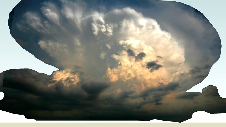 Supercell Thunderstorms 3d model