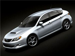 Subaru Impreza WRX 2008 3D Model