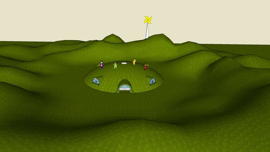 Teletubbies' House 3d model