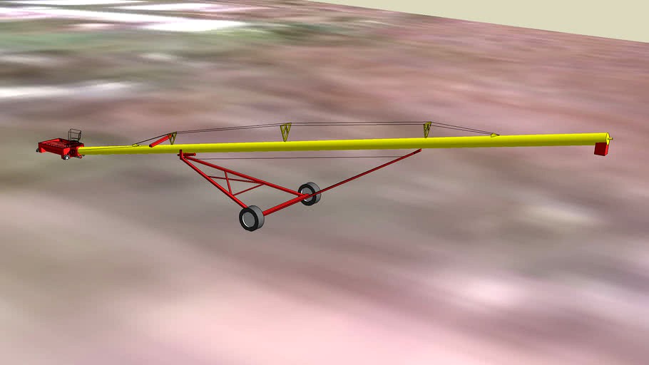 Grain Auger 3d model