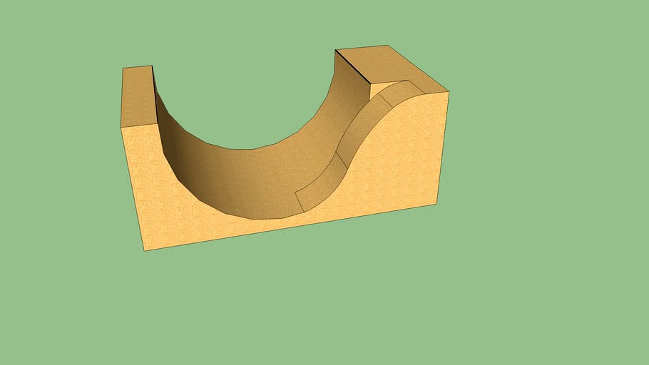 Halfpipe 3d model