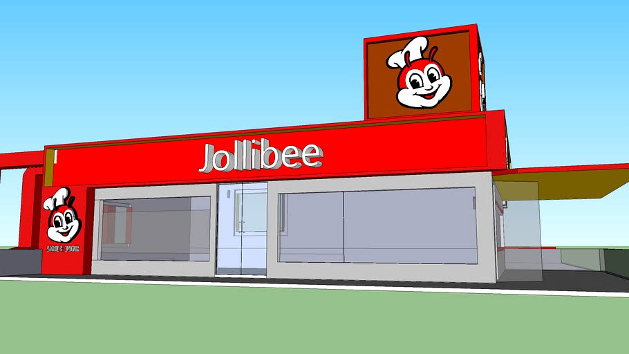Jollibee Branch 3d model