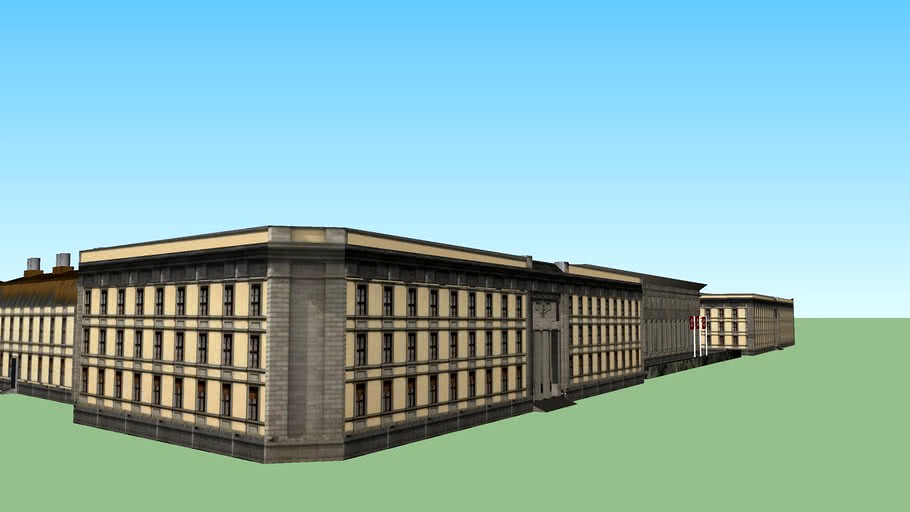 Neue Reichskanzlei Berlin 1933-1945 3d model