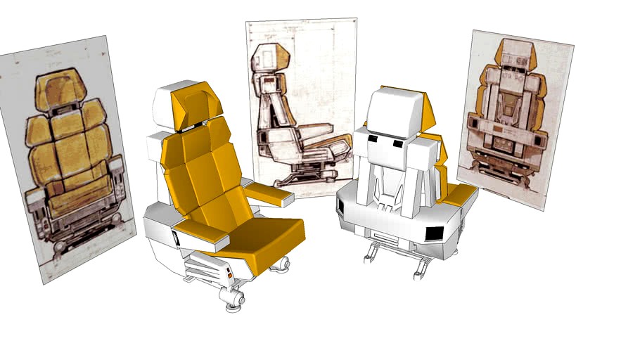 Nostromo Command Chair 3d model