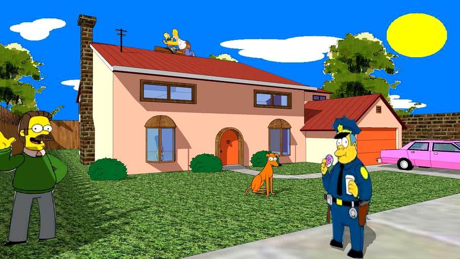 CASA SIMPSON...SIMPSON HOUSE 3d model