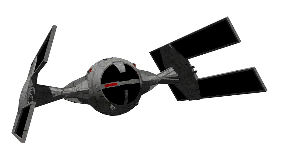 TIE/D-automated starfighter 3d model