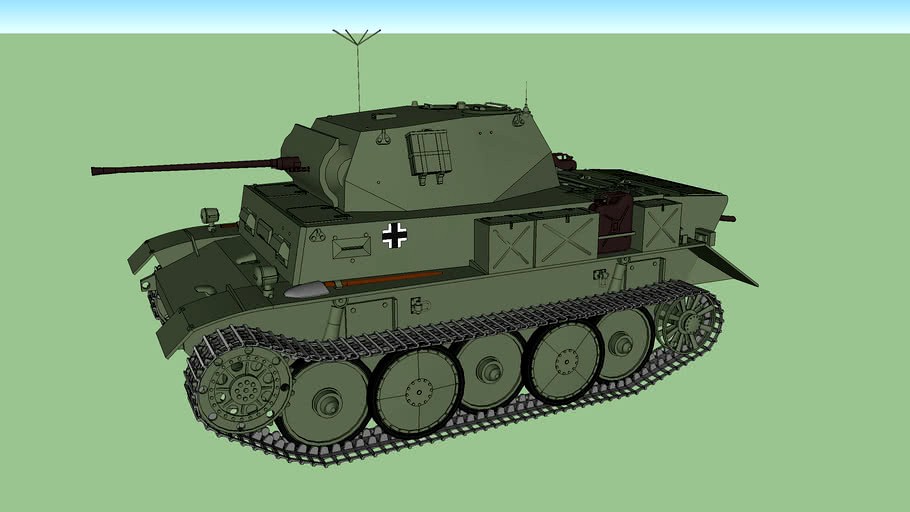 Panzer II Ausf. L (PzKpfw IIL) 'Luchs' 3d model