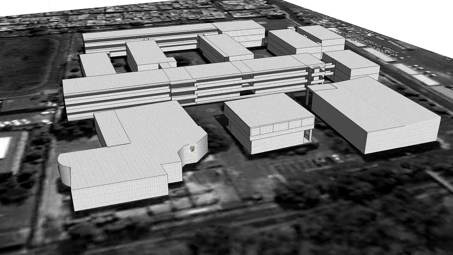 PREPA 2 UNAM 3d model