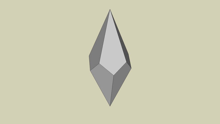 Pentagonal Trapezohedron 3d model