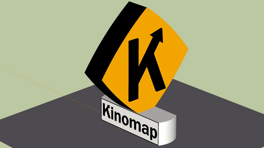 Kinomap Logo 3d model