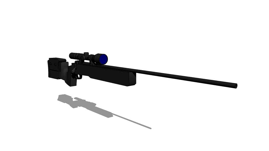 M40 Rifle 3d model