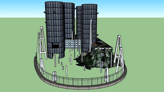 EuroMir im Europapark (V1.3 FOR G.E. BUILDING) 3d model