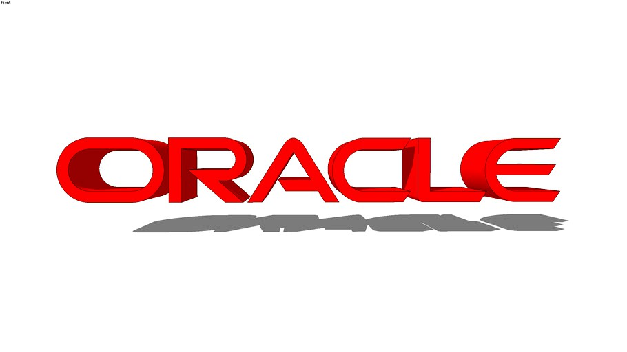 Oracle Logo 3d model