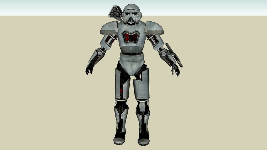 Imperial Purge trooper (Dark Trooper Phase II) 3d model